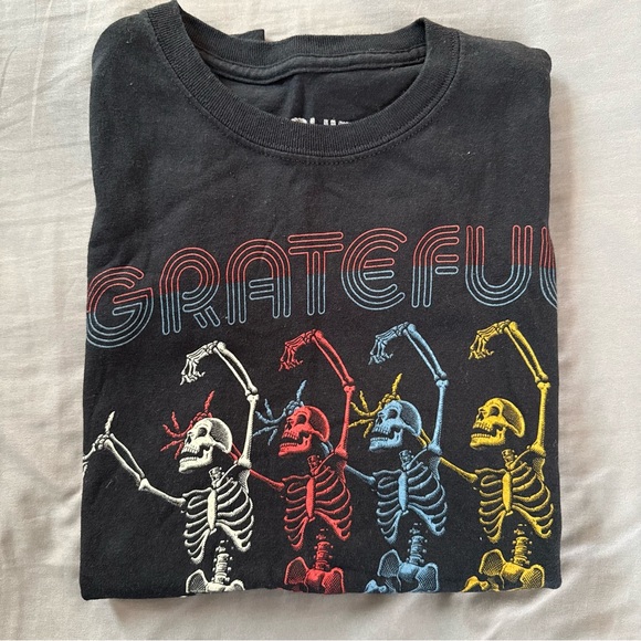 Liquid Blue | Tops | Liquid Blue Brand Black Grateful Dead Tee | Poshmark